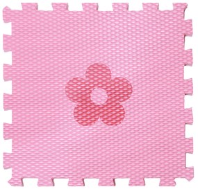 VYLEN Minideckfloor s kytkou Barevná kombinace: Bílý s růžovou kytkou