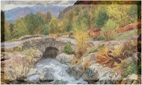 Rohožka z recyklovaného plastu 40x70 cm Autumn Nature Landscape – Artsy Doormats