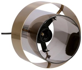Černé závěsné svítidlo se skleněným stínidlem ø 18 cm Spiega – Candellux Lighting
