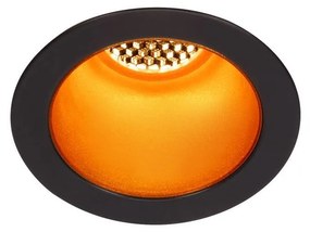 LA 1002594 HORN MAGNA LED venkovní svítidlo k zabudování do stropu černá/zlatá, 3000K, 25° - BIG WHITE (SLV)