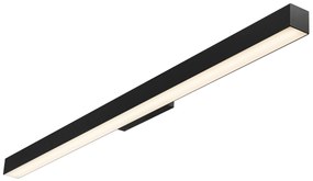 SLV 1000669 Q-line, černé lineární nástěnné svítidlo, 42W LED 3000K, délka 142,5cm