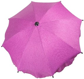 Slunečník na kočárek Jeans purpurový