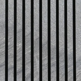 Kamenný akustický panel 240x60 cm - Mramor bílý