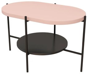 Expedo Konferenční stolek RING, 80x50x50, růžová/černá