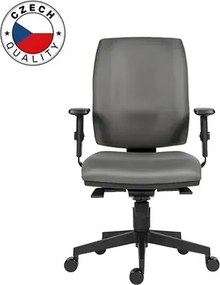 Powerton ERGO Hana šedá / Kancelářské ergonomické křeslo / synchronní