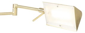 Designová stolní lampa zlatá vč. LED s dotykovým stmívačem - Notia