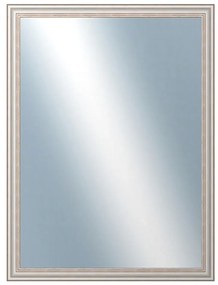 DANTIK - Zarámované zrcadlo - rozměr s rámem cca 60x80 cm z lišty TOULON bílá velká (2665)