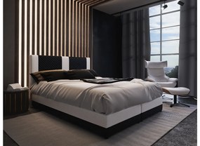 Čalouněná postel PIERROT + topper, 140x200, D8/D511