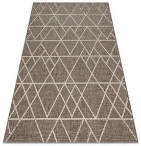 Dywany Luszczow Kusový koberec SIZAL FLOORLUX 20508 taupe / šampaňské TROJÚHELNÍK Rozměr koberce: 160 x 230 cm