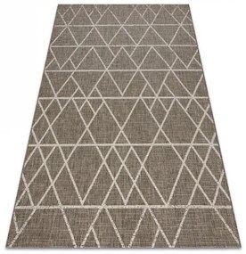 Dywany Luszczow Kusový koberec SIZAL FLOORLUX 20508 taupe / šampaňské TROJÚHELNÍK Rozměr koberce: 120 x 170 cm