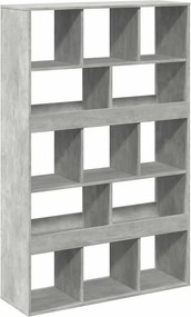 Dělicí stěna betonově šedá 100 x 33 x 156,5 cm kompozitní dřevo 3309531