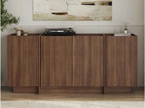 Designová komoda Radegund 180 cm vzor ořech