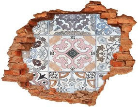 Wallmuralia Fotoobraz díra na stěnu Keramické obkladačky 90x70 cm