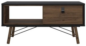 Konferenční stolek RY 86009 černý mat/ořech - TVI