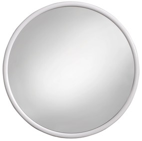 AMIRRO Zrcadlo na zeď do pokoje ložnice koupelny předsíně kulaté v rámu KUBA - kruh Ø 40 mm v bílém plastovém rámu 110-295