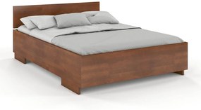 Buková postel Bergman - zvýšená   , Buk přírodní, 200x200 cm