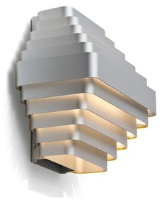 Designové nástěnné svítidlo J.J.W. Wall Barva: Stříbrná, Výška: 300 mm