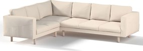 Potah na pohovku IKEA Norsborg rohová 5-místná barva béžová látka pletený vzor