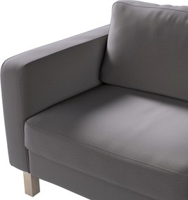 Potah na pohovku IKEA  Karlstad 2-místná, nerozkládací, krátký barva hnědá látka sametová