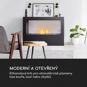 Blumfeldt Fiamme Scoppi, etanolový krb, nerezový hořák, 3 litry, doba hoření 5-6 h