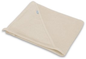 Dětská luxusní froté osuška s kapucí New Baby Comfortably 80x80 cm beige