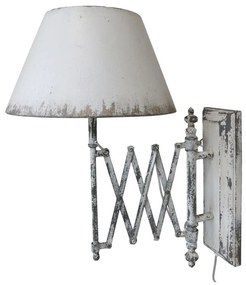 Krémová antik nástěnná lampa Vintage Lamp - 38*63*56 cm/ E27/ 60W