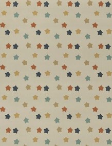 Weihai Haima Dahua Carpet DĚTSKÝ METRÁŽOVÝ KOBEREC LUNA P4239CM/01A2 dětský motiv barevné hvězdy na béžové BARVA: Vícebarevný, ŠÍŘKA: 4 m