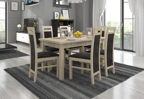 ADRK Furniture Sada stolu s židlemi RODOS 14 SE-ROD-14-S-B040
