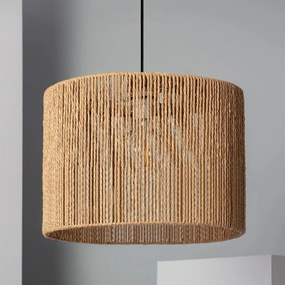 Toolight BOHO, stropní svítidlo o průměru 40cm 1xE27 APP1325-1CP, černá-hnědá, OSW-02412