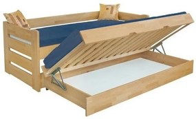MRAVA, s.r.o. Jednolůžková postel s přistýlkou VARIO ROZMĚR: 80 x 200 cm