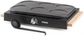 DOMO Elektrický lívanečník s wok pánvemi, 1000W DO8716W