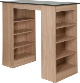 XXXLutz BAROVÝ STŮL, šedá, barvy dubu, 103/50/115 cm Respekta - Online Only kuchyňské skříňky - 001899043302