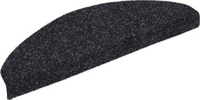 Schodové rohože samolepicí 30 ks 65 x 21 x 4 cm černé, půlkulaté, velké 3365657