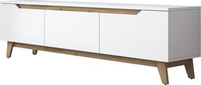 Televizní stolek Dite White and Walnut