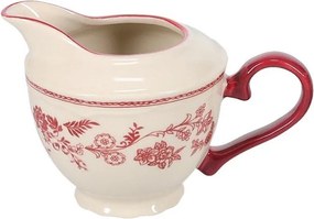 Vínová/slonovinová porcelánová konvička na mléko 180 ml Cyril – S|P Collection