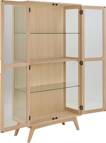 Vitrína Marte 94 cm dub bělený