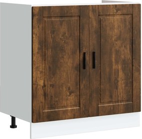 Skříňka pod dřez Porto 2 ks Hnědá 80 x 46 x 81,5 cm 3315026