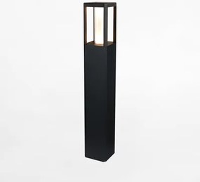 Černá venkovní stojací lampa LED IP65 URBAN