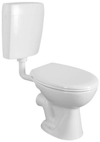 CREAVIT CREAVIT, WC kombi mísa s nádržkou včetně splachovací soupravy, zadní odpad, bílá, TP3306