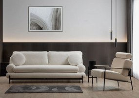 Hanah Home Třímístná pohovka LIVORNO bílá 560ARE1365