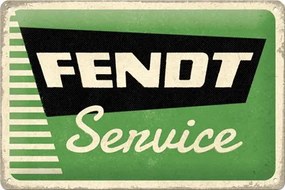 Postershop Plechová cedule: Fendt Service - 30x20 cm