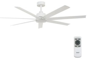 Lucci air | Lucci air 213182 - LED Stropní ventilátor ATLANTA 1xGX53/12W/230V bílá + DO | FAN00238