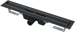 Sprchový žlab Alca 55 cm nerez černá mat APZ1BLACK-550