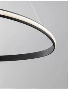 LED lustr Aries 74 černé