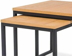 Sada 2 ks konferenčních stolků Largo Duo dub/černá