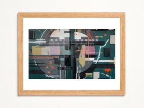 Fero Radačovský / Orol | No signal No2 Rám: Černý, Velikost: 30 x 40 cm