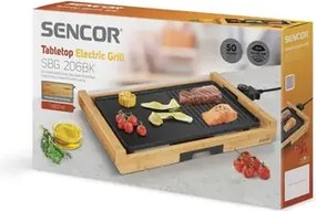 SENCOR SBG 206BK černá / Elektrický gril / 1800 W / Regulace teploty