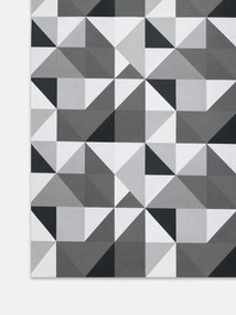 Sinsay - Bavlněné povlečení s geometrickým vzorem - černá