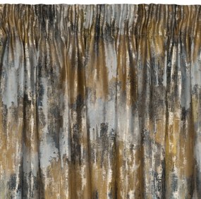 ZATEMŇOVACÍ ZÁVĚS NA PÁSCE ESTER 140X270 CM VZOROVANÁ