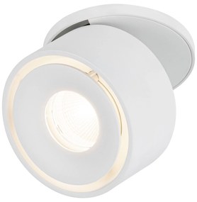 Paulmann 93372 Spircle, bílá zápustná bodovka, 8W LED 3000K, prům. 7,8cm